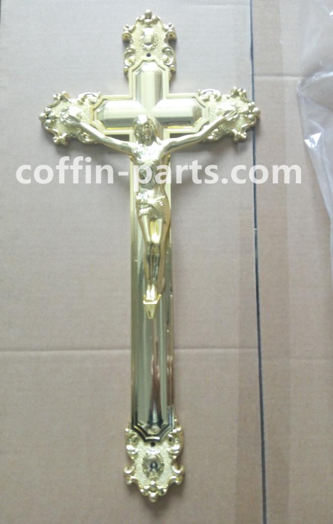 Ornamental Jesus Cross Funeral Crucifix Size 44.8×20.8cm , Golden ...