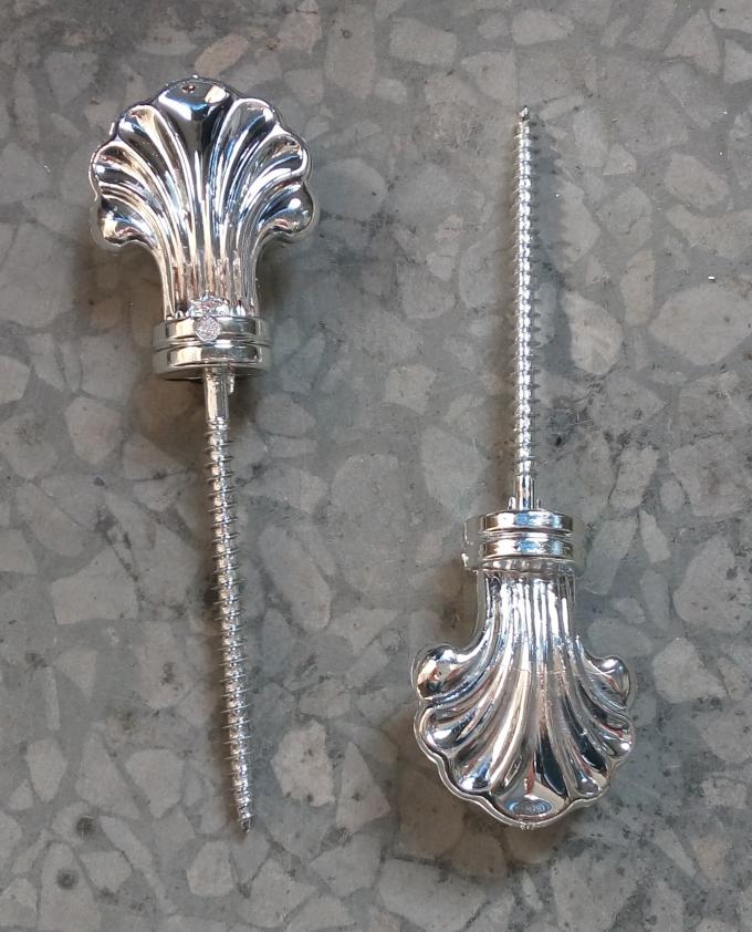 Silver Plastic And Metal Coffin Accessories , Funeral Casket Hardware ...