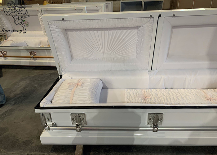Iron Burial Vault Stainless Steel Casket Customizable For Exceptional ...